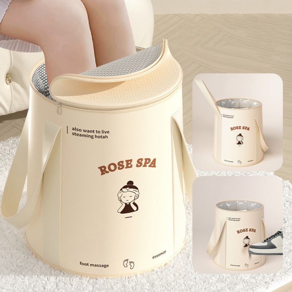 Foldable Foot Spa Soaking Bags Portable Feet Bath Basin Tub Bucket for ...