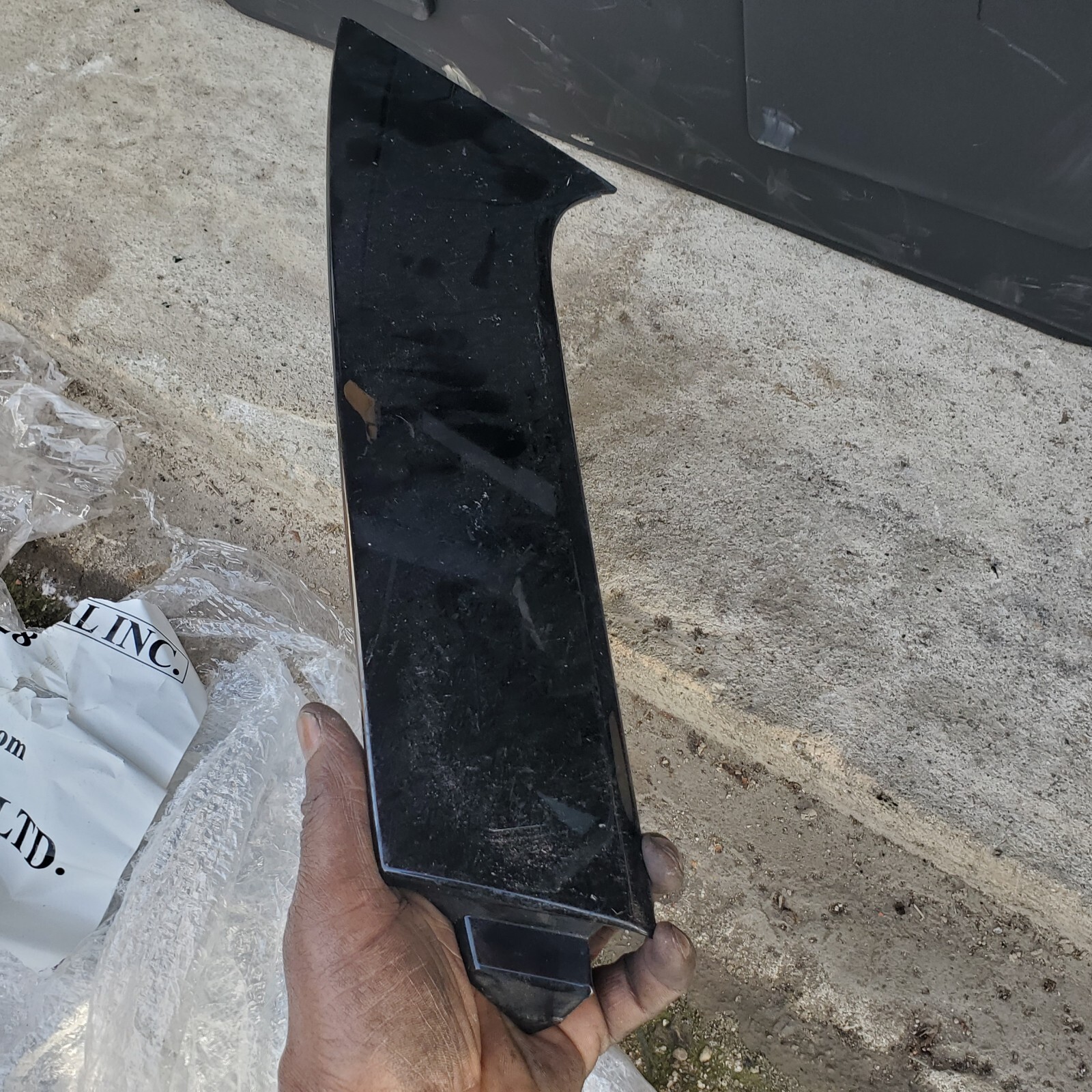 14-20 NISSAN ROGUE PASSENGER/RIGHTSIDE AIR SPOILER EXTENSION 96032 ...