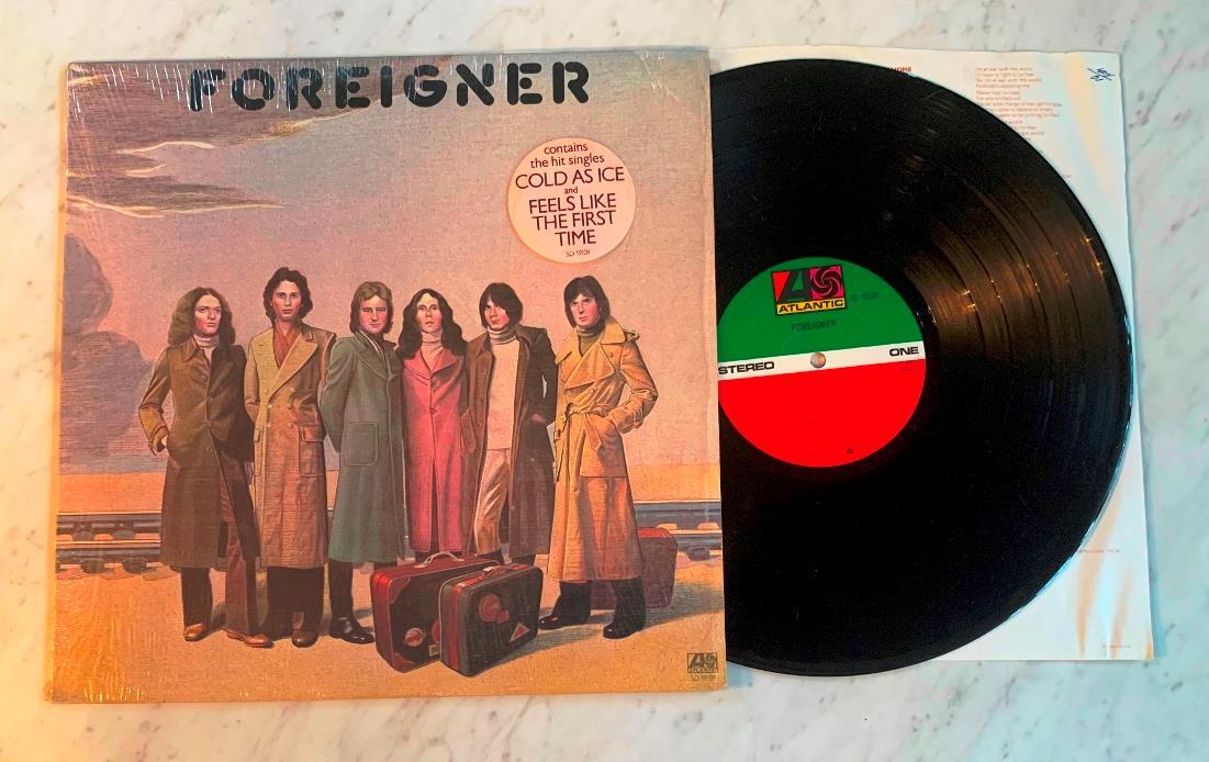 Foreigner ~ 1977 Self Titled s/t Vinyl LP Record Album in Shrink Hype ...