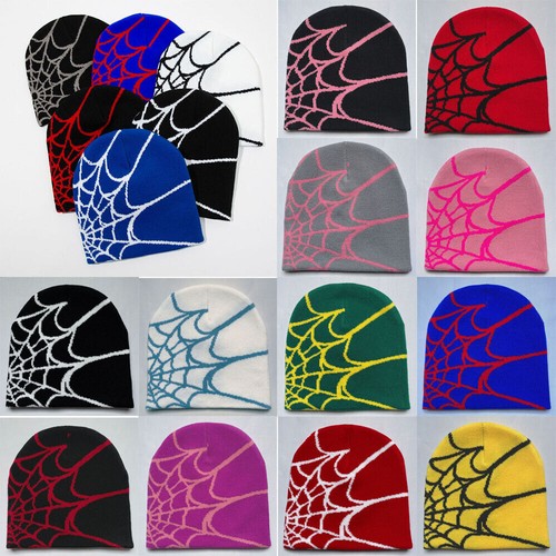 Beanie Hat Mens Ladies Womens Slouch Winter Woolly Ski Knitted Turn Up ...