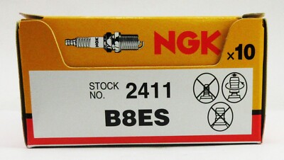 10 x B8ES NGK Spark Plugs | eBay