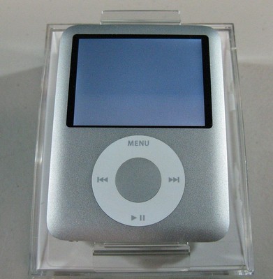 Apple iPod nano 3rd Generation Silver 4 GB MA978LL/A ASIS Good For ...