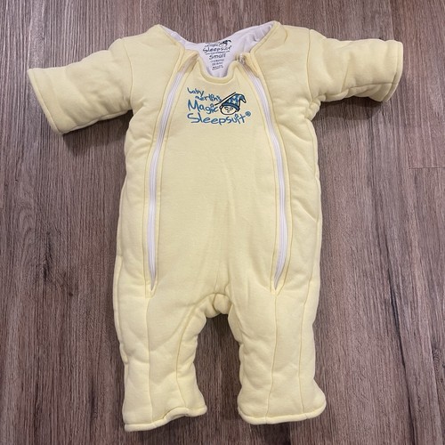 Baby Merlin's Magic Sleepsuit Yellow Double Zip Sleep Sack S 3-6M, 12 ...