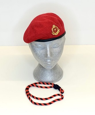 Royal Military Police Beret, Badge & Lanyard. Size 54cm. British Army ...