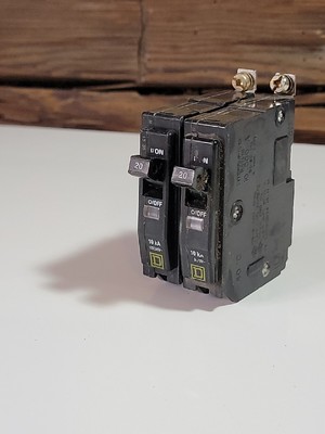 Lot of 2 - Square D DP-4075 Type HOM Circuit Breaker 20-Amp 10kA 1-Pole ...