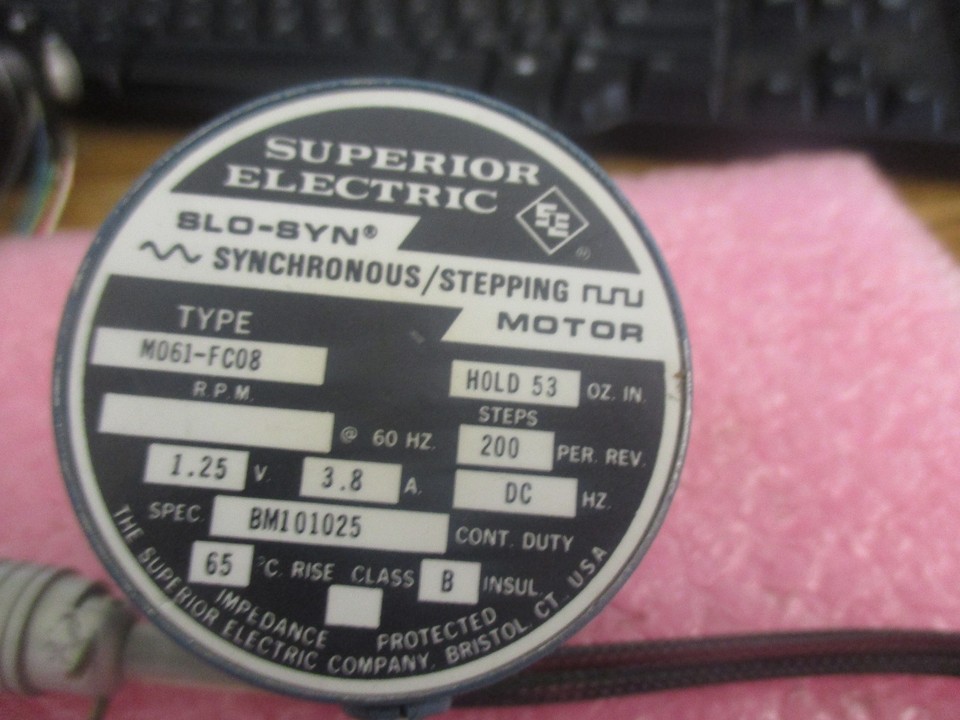 Superior Electric Slo-Syn Model: M061-FD-301 Sychronous / Stepping ...