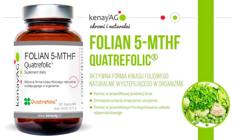 Folat 5-MTHF Active Folic Acid Quatrefolic 60 Capsules | eBay