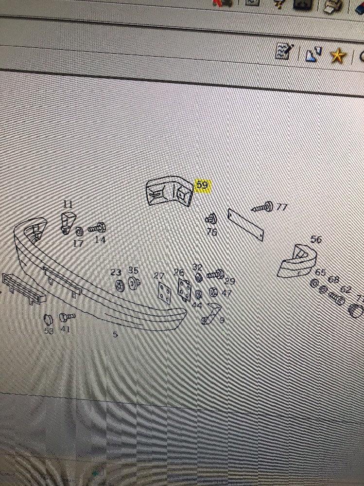 Cantonal Rear Bumper Right Mercedes 6018850303 6018850603 | eBay