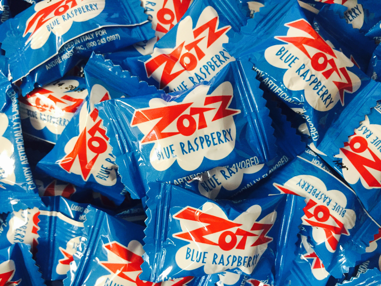 Zotz Blue Raspberry Fizz Sour Candy - 8.1oz - FREE SHIPPING | eBay UK