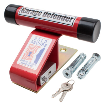 Garage Door Defender Standard Security Lock PJB302 RED | eBay