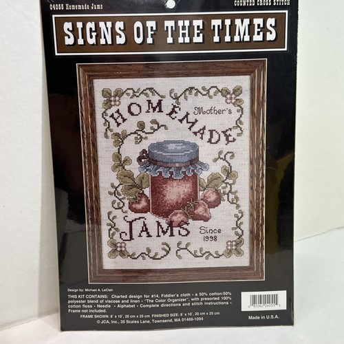 HOMEMADE JAMS Cross Stitch Kit by Michael A LeClair-04055-New & Sealed ...