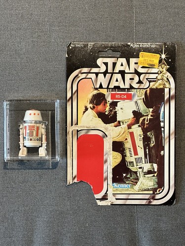 R5-D4 RED BAR Vintage CAS GRADED 80 Star Wars Kenner Action Figure ...