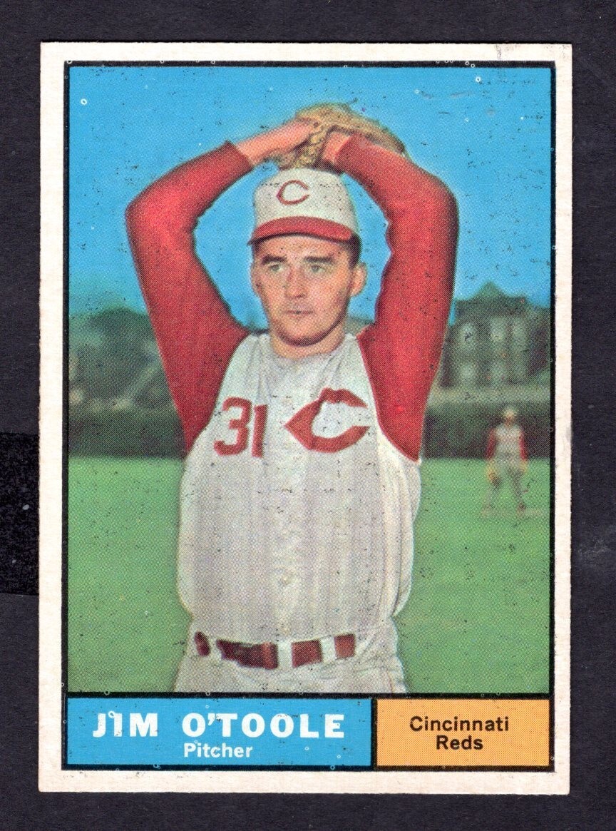 1961 TOPPS JIM O'TOOLE CARD NO:328 NEAR MINT CONDITION | eBay
