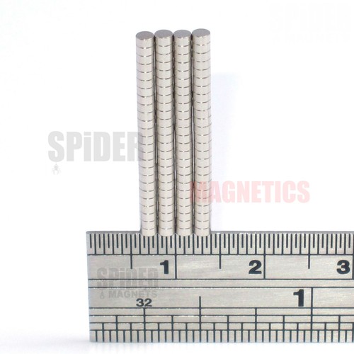 100 Strong 2x1 mm Magnets N52 Neo Craft Warhammer Models 40k AOS Tiny ...