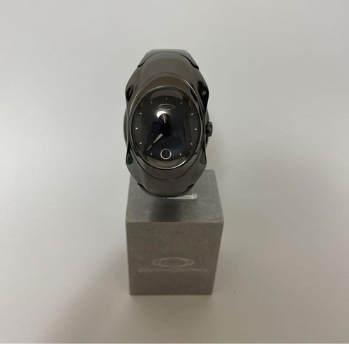 Oakley Time Bomb Stainless Steel Black Quartz Watch Rare Collectible ...