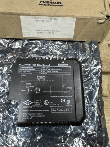 Emerson Delta V 12P2536X062 Discrete Output Module | eBay