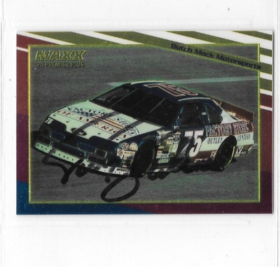 1993 MAXX TODD BODINE AUTOGRAPHED NASCAR TRADING CARD SIGNED | eBay