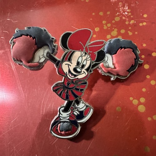 2006 Disney Pin Badge Hidden Mickey Mystery Minnie Mouse Cheerleader ...
