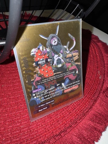 FUTURE CARD BUDDYFIGHT INV SECOND OMNI DEMON LORD DEATH ASMODAI H-PP01 ...