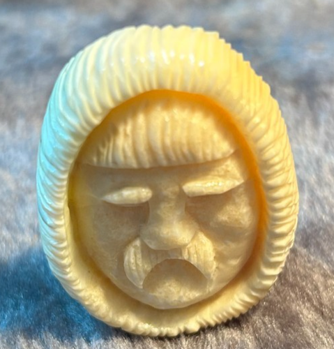Alaskan Native Hand Carved Eskimo Face Figurine | eBay