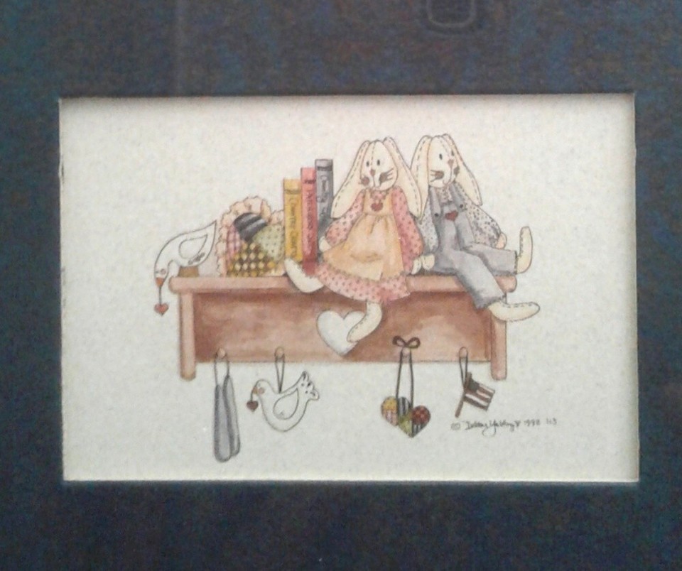 Vintage Country 1992 Small Debbie Yackley Prints Matted and Framed | eBay