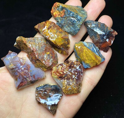 87 Rare natural raw pietersite stone crystal rough healing stone ...