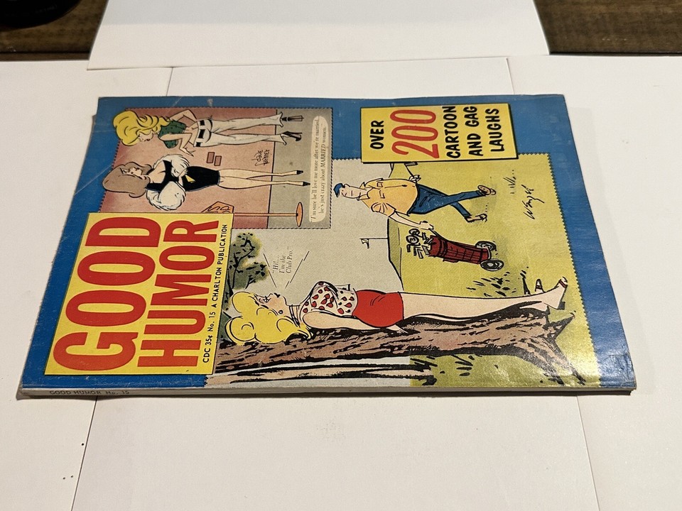 Vintage 1967 Good Humor Vol. 4 15 Charlton Comics Risque Adult Humor ...