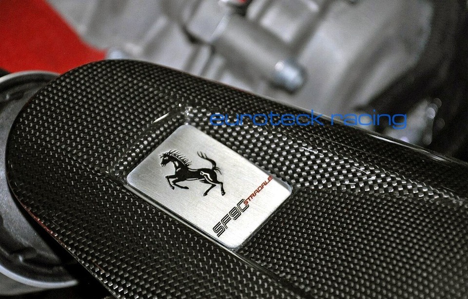 Ferrari SF90 Carbon Fiber Complete Engine Bay Set 5pc. | eBay