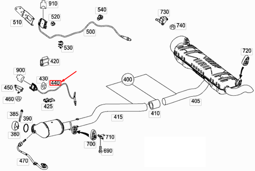MERCEDES-BENZ GLE W166 Nox-Sensor A0009053706 NEUES ECHTES | eBay