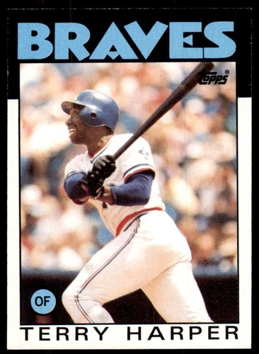 1986 Topps Baseball Card Terry Harper Atlanta Braves #247 | eBay