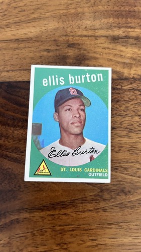 1959 Topps Set-Break #231 Ellis Burton St Louis Cardinals EX | eBay