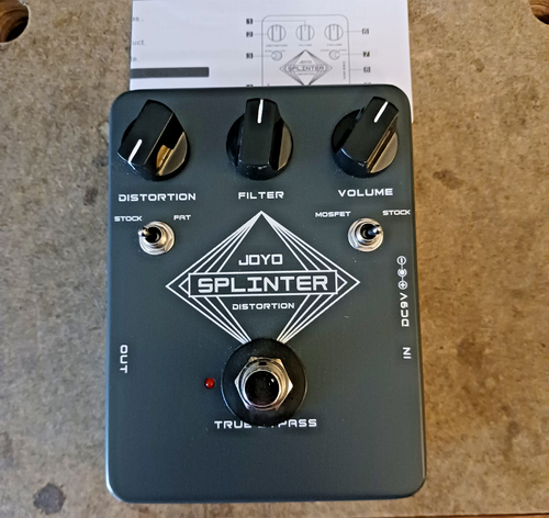 JOYO SPLINTER Distortion Guitar Effect Pedal 2 Modes with Clipping ...