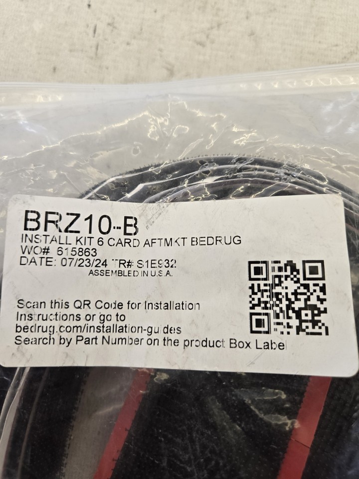 INSTALL KIT 6 CARD AFTMKT BEDRUG BRZ10-B | eBay