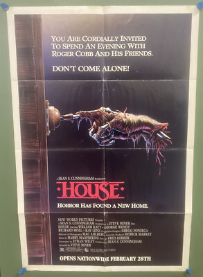 House Original Theater Movie Poster 1985 - 27x41 Folded - Horror Sean ...