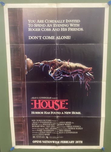 House Original Theater Movie Poster 1985 - 27x41 Folded - Horror Sean ...