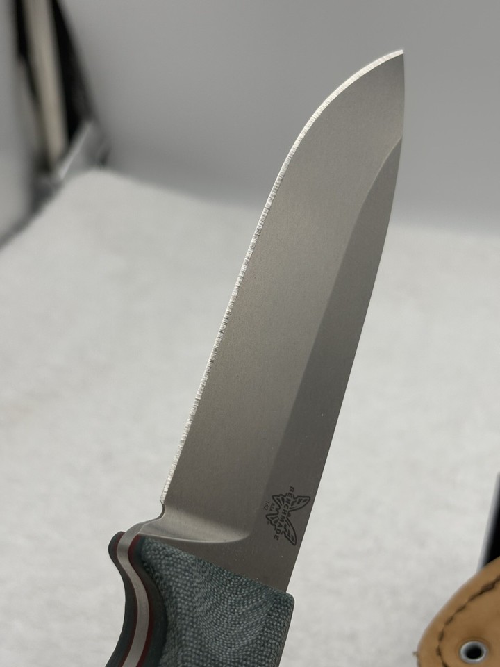 Benchmade Bushcrafter 162 Fixed Blade Sheath Knife New In Box Made In ...