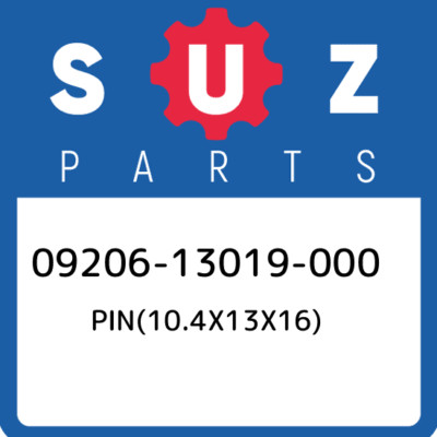 09206-13019-000 Suzuki Pin(10.4x13x16) 0920613019000, New Genuine OEM ...