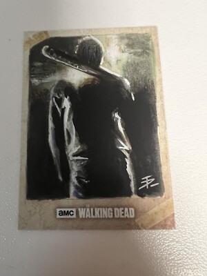 2016 Topps The Walking Dead 1/1 Sketch Card Negan | eBay