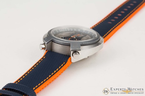 Serviced BULOVA BULLHEAD Parking Meter Chronograph Automatic Cal 12 ...