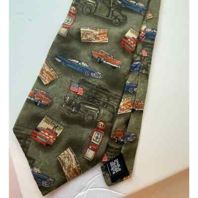 Tango by Max Raab Mens Tie Americana Series Fifties Automobiles & Drive ...