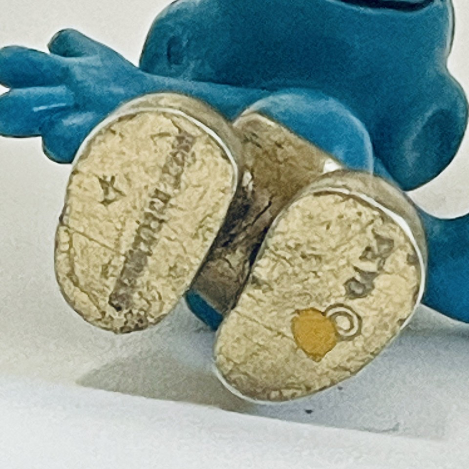Smurfs Gold Smurf Vintage Figure 20005 Golden Smurf Original Portugal ...