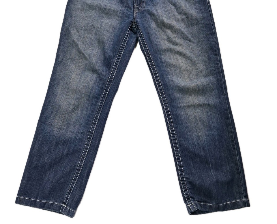 South Pole Premium Baggy Wide Leg Embroidered Jeans Size 36 Y2K Hip Hop ...