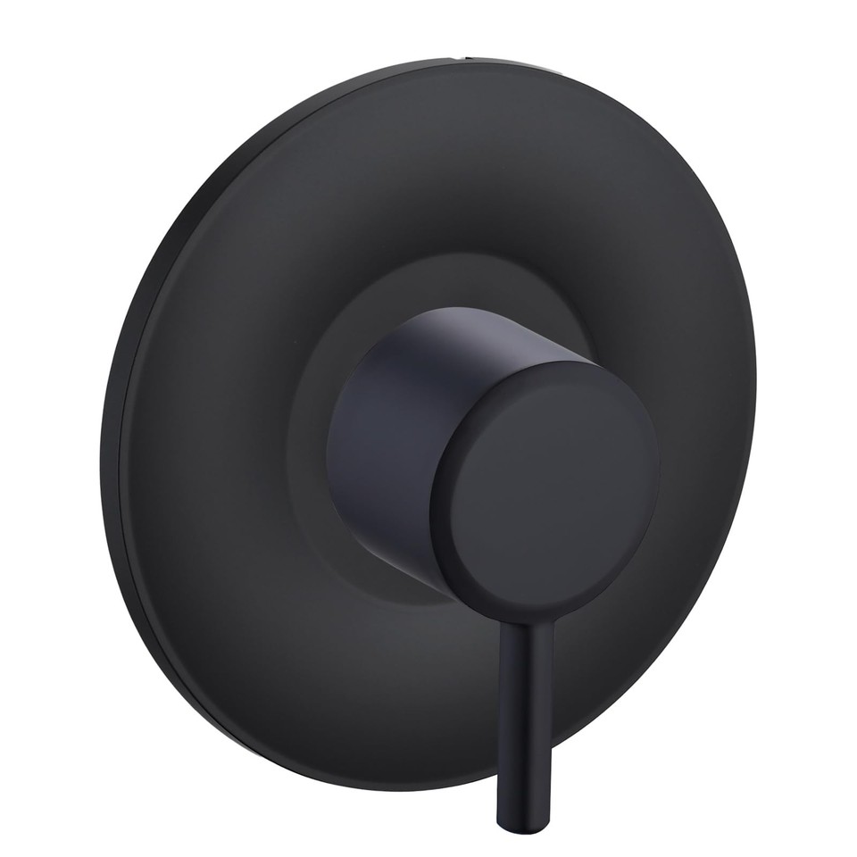"Pressure Balancing Valve Trim Kit for Single Handle Tub Shower - Black ...