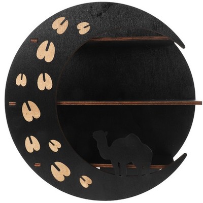 Wall Crystal Rack Decorative Display Stand Moon Shelf for Crystals ...