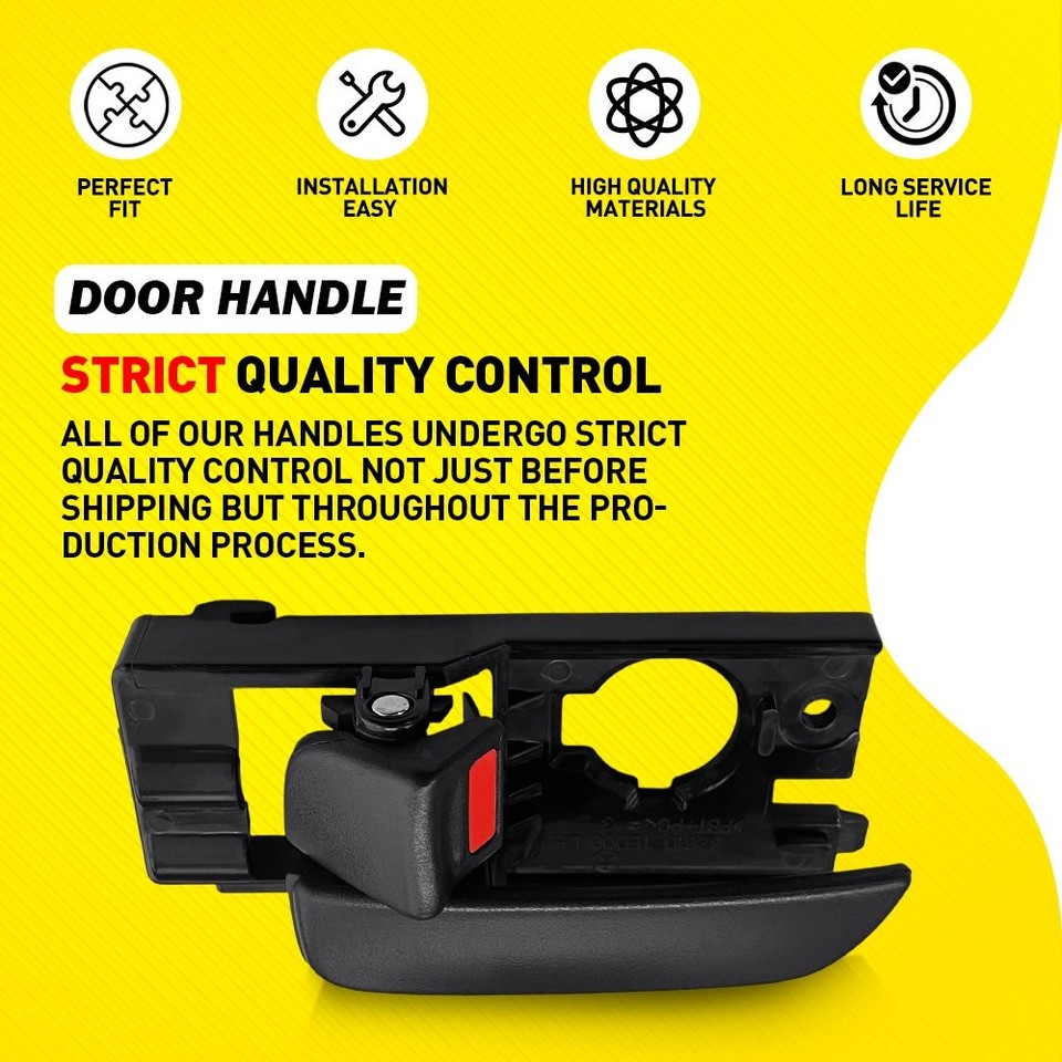 For 2006-2011 Hyundai Accent Pair Front Interior Door Handle Left ...