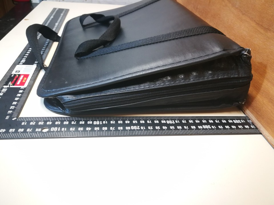 RS Black PVC Tool Wallet Bag Case Box - Document Holder - 40cm x 30cm x ...