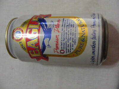 Vintage Eagle Air Filled Aluminum Pop Top Pull Tab Beer Can Aj | eBay