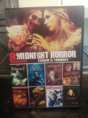8-Film MIDNIGHT HORROR Collection 2-Disc DVD Movies PROPHECY / HOWLING ...