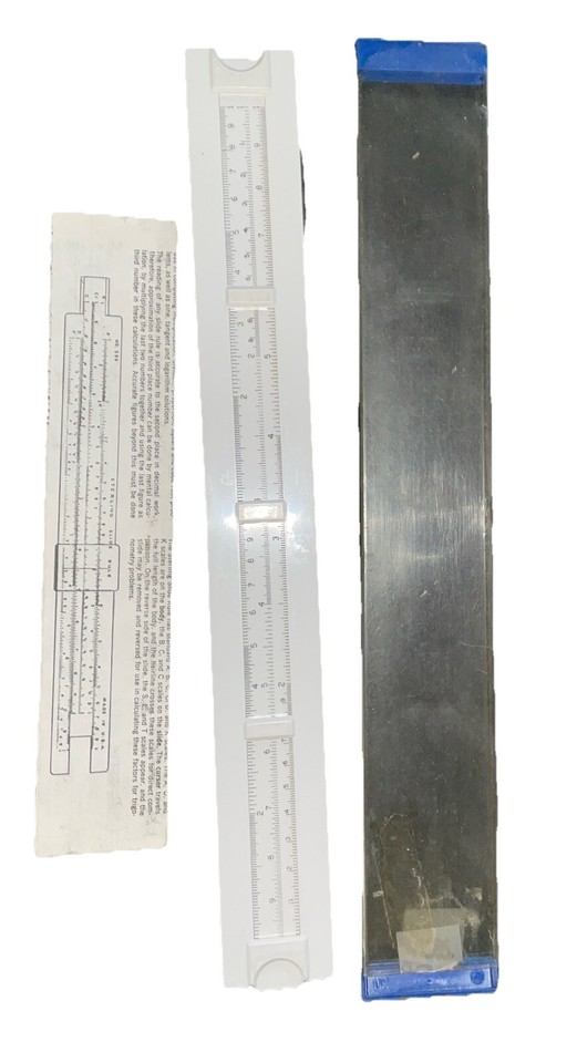 Precision Sterling Slide Rule - Made In USA Drafting / Engineering | eBay
