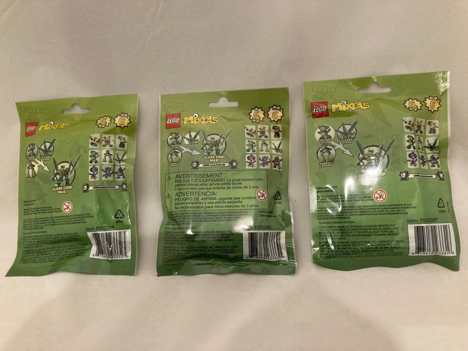 LEGO Mixels Series 6 Complete Set 41548 DRIBBAL 41549 GURGGLE 41550 ...